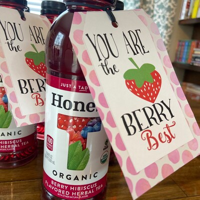 You Are the Berry Best Gift Tag Thank You Gift Strawberry - Etsy UK