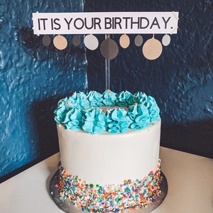 It is Your Birthday Cake Topper/ Dunder Mifflin/ the Office/ Dwight ...