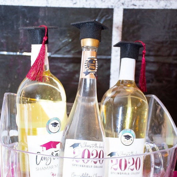 Graduation Champagne Labels | Wine Labels | Class of 2024 2025 2026 ...