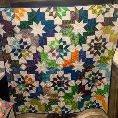 Star Bloom Quilt Quilt Pattern From Basic Grey - Etsy