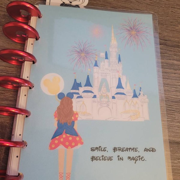 Disney Inspired Happy Planner Covers. Disney World Background With Your ...