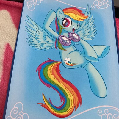 Apple Bloom My Little Pony Brony Character Just Over A5 - Etsy