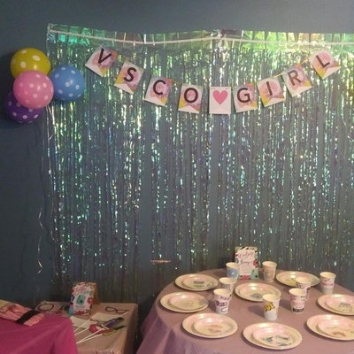 VSCO Banner Tie-dye. VSCO Party. VSCO Girl Banner. Slumber - Etsy