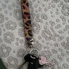 COWHIDE TASSEL KEYCHAIN Wristlet Western Hair on Cowhide Keychain Key ...