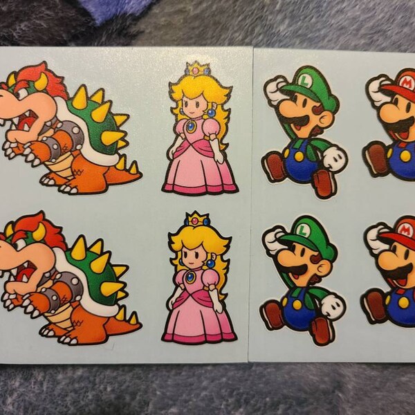 PAPER MARIO Vinyl Decal From Super Mario Bros. Sticker for Almost ...