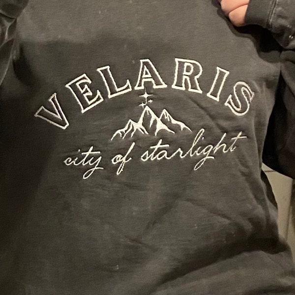 ACOTAR Embroidery File - Velaris - City of Starlight (multiple Formats ...
