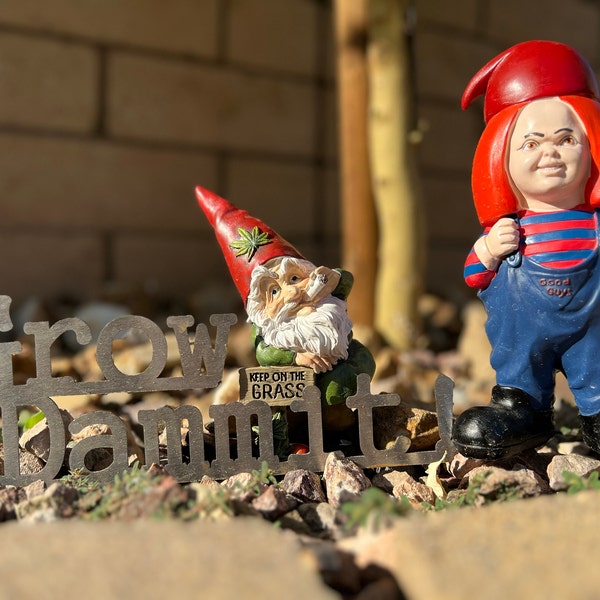 Nightmare Gnomes Horror Movie Lawn Gnome Chucky Halloween Decoration ...