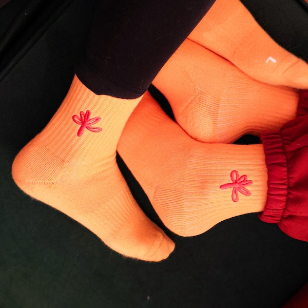 Custom Pilates Socks With Text,logo,sport Slips Socks,women Yoga ...