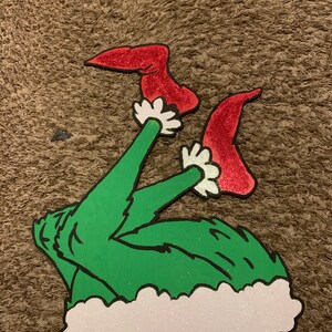 Grinch Legs Stuck in Tree Multiple Sizes Laser Cut Shapes Unfinished ...