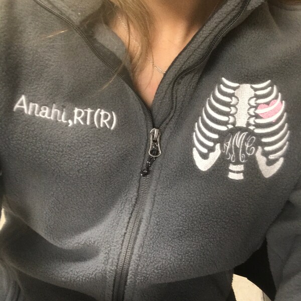 X-ray Tech Jacket, Rib Cage, Radiology Tech Jacket, Rad Tech ...
