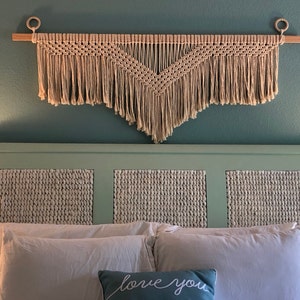 Macrame PATTERN Written PDF Digital File Instant Download Tapestry Wall ...