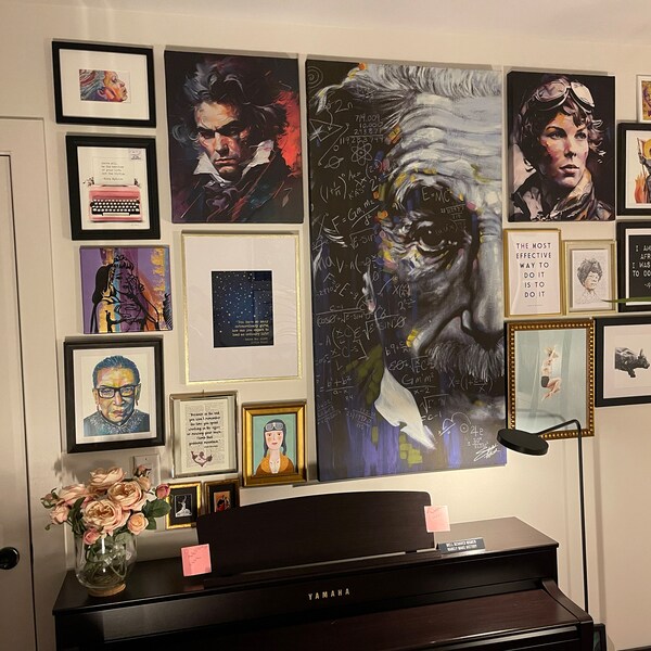 Franz Liszt Poster, Handmade Franz Liszt Portrait, Hungarian Composer ...