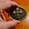 Jesus Prayer Buckle - Christogram Handmade Brass - Christian Gift - Etsy