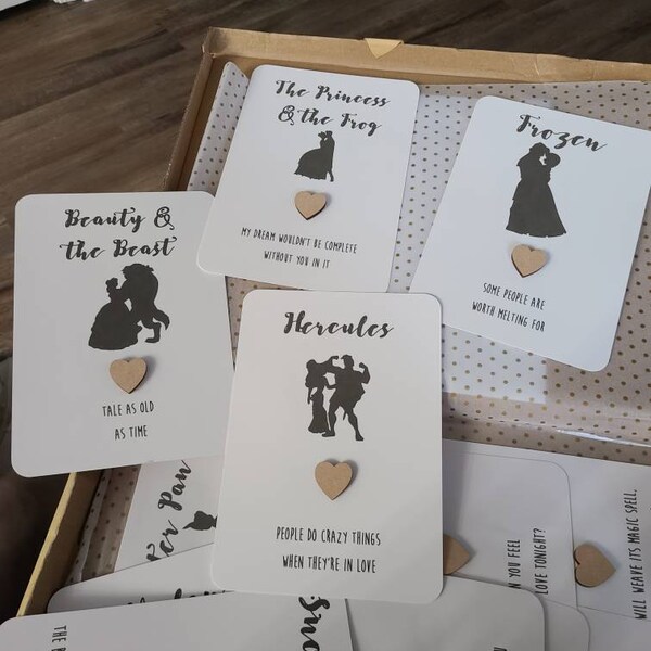 Disney Movie Theme Table Numbers Table Cards - Etsy