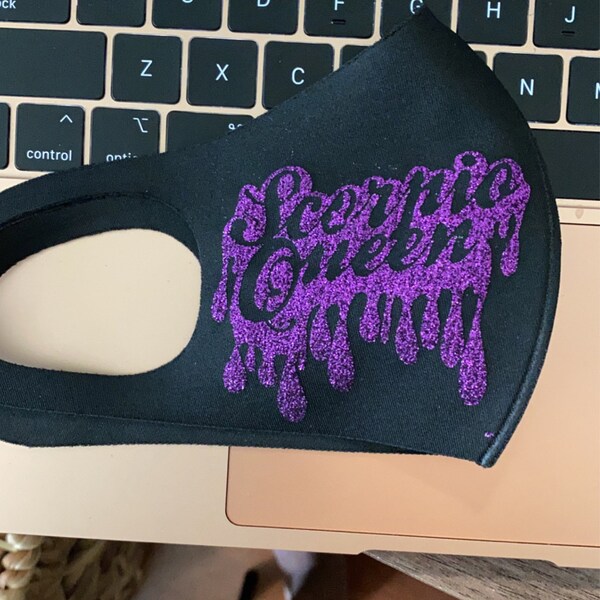 Scorpio Queen Svg, Zodiac Sign Svg, Horoscope , Dripping Words, Black ...