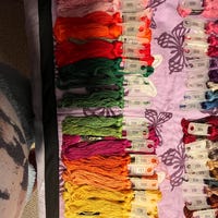 Floss Thread Drops With Label Tag Slot for Pegboard Storage Floss Drops ...