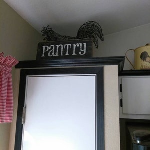 Rustic PANTRY Sign / Wooden PANTRY Sign / Farmhouse Kitchen Walls ...