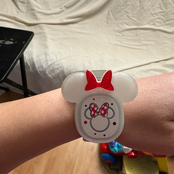 FLEXIBLE Magicband Plus Puck Holder for Smart Watch Band Ear Bow Style ...
