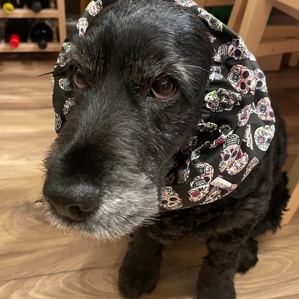 Cotton Snoods Snoods for Long-eared Dogs Ear Protector Dog Snood Dog ...