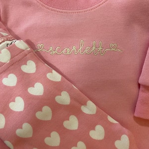 The mallory Cursive Satin Font With Heart Swashes Machine Embroidery ...