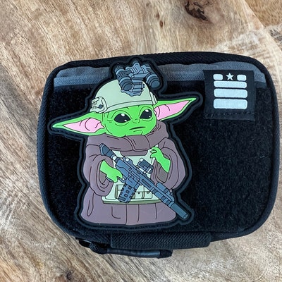 Baby Grunt 2.0 Tactical PVC Patch Grogu Baby Yoda Mandalorian Parody ...