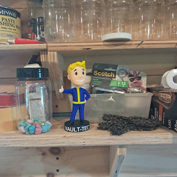 Fallout Vault-tec Vaultboy Figurine - Etsy