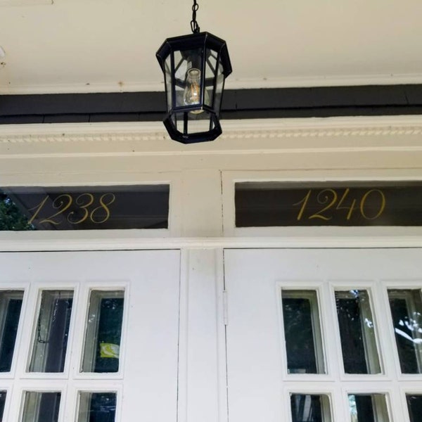 House Number Decal, Home Address Front Door Decal, Mailbox Number ...