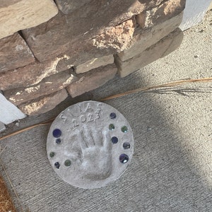 DIY Stepping Stone Kit Handprint Stepping Stone Footprint - Etsy