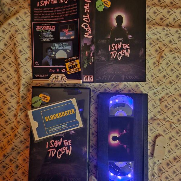 Customizable Orange Horror VHS TAPE Lamp Matching Case. You Can Pick ...