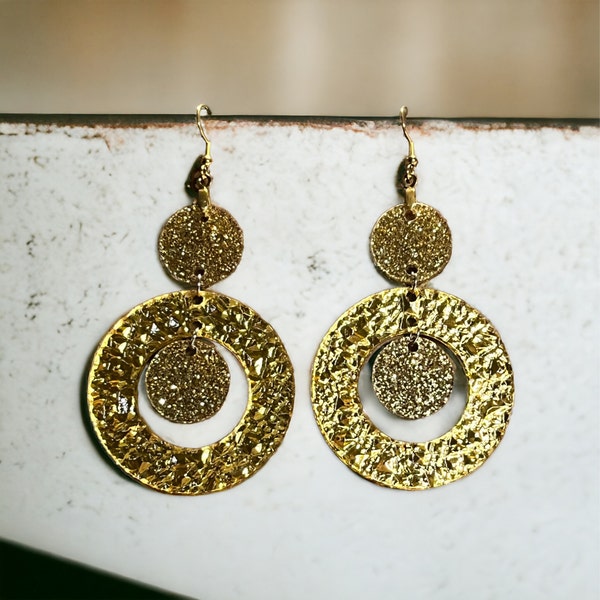 Leather Earring Svg Bundle, Basic Shapes Faux Leather Earrings Svg ...