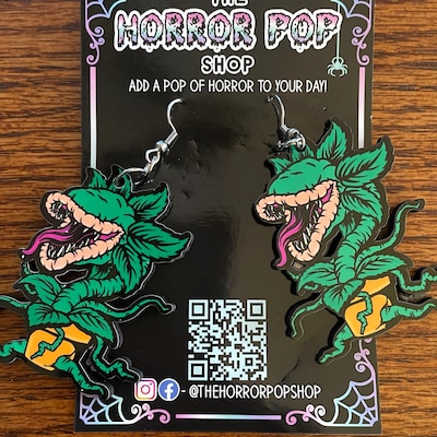 Terrifying Clown Large Earrings With Stainless Stud Posts, French Hooks ...