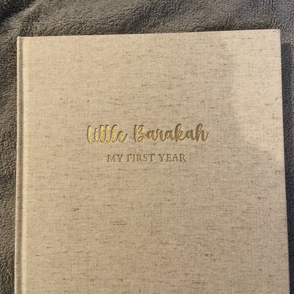Baby Record Book My First Year Memory Book Personalised Baby Album New ...