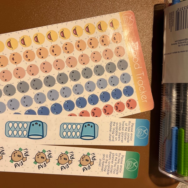 Cute Everyday Digital Sticker Pack | Pre-cropped Goodnotes Stickers ...