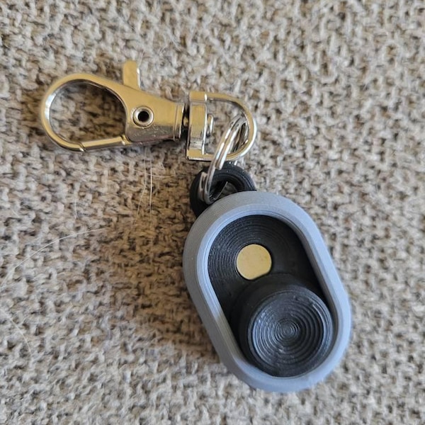 3D Printed Customizable Keychain Magnetic Haptic Slider Fidget Toy ...