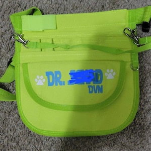 Custom Vet Tech Fanny Pack, Vet Tech Tool Belt, Vet Tech Organizer Belt ...