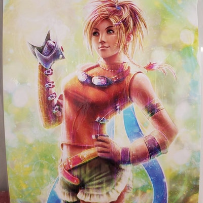 Rikku Final Fantasy X Limited Edition Fine Art Print FFX Poster - Etsy