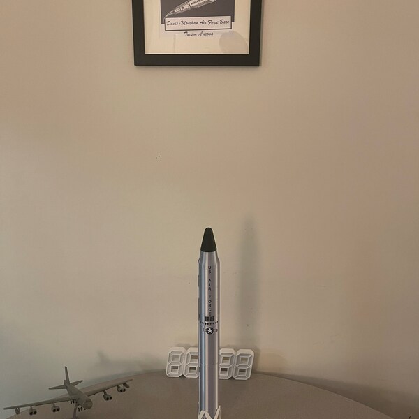 Minuteman III Missile Model With Removable Components - Etsy