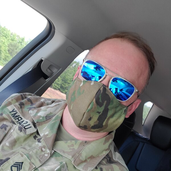 Multicam or OCP 2 Layer Face Mask or Mask Cover - Other Military Prints ...