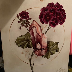 Zodiac Crystals Sun Moon & Rising Bundle of 3 Art Prints | Etsy