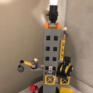 Custom Minifigure Display Lamp Made of LEGO® Bricks - Etsy