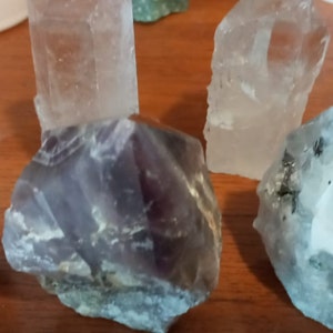 Clear Quartz Standing Point Standing Clear Crystal Rough Crystal Point ...