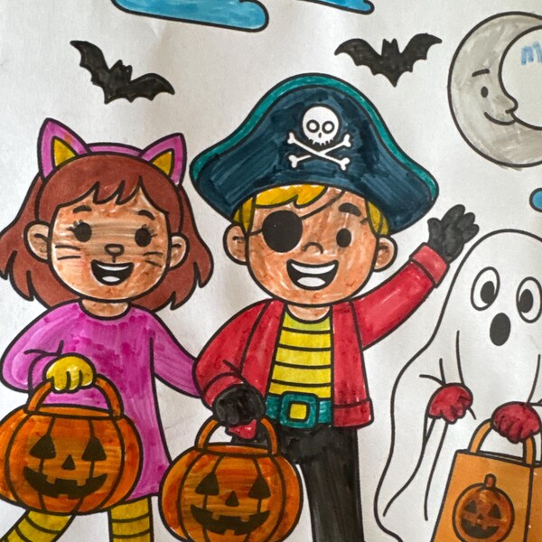 Spooky Fun Halloween Coloring Book - 25 Printable Halloween Coloring ...