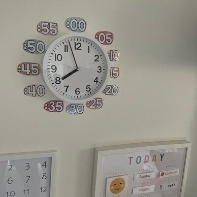 BOHO VIBES Clock Labels Desert Neutral Classroom Decor - Etsy