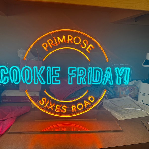 Custom Neon Sign With Spanish Text, LED Neon Illuminated Phrase ...