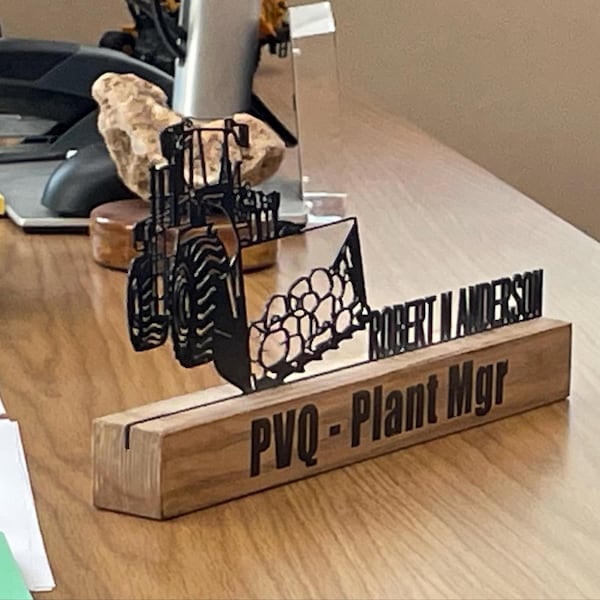 Custom Principal Desk Name Plate Wedge Personalized Head of School ...