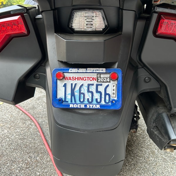 Personalized Motorcycle Frame for Your License Plate Personalized With ...