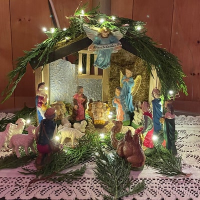 ONE Authentic Real LEAD Silver Christmas Tree TINSEL Antique Vintage 18 ...