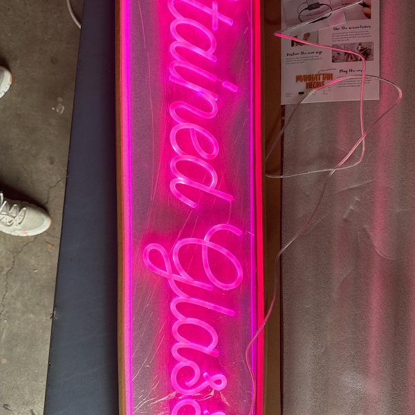 Classy and Catchy Custom Neon Sign Aesthetic Wall Decor Customized LED ...