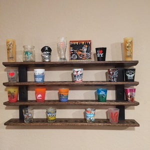 Pint Beer Glass24 Display Natural/black Oak - Etsy