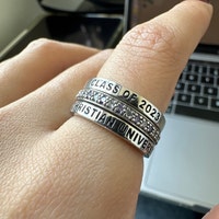 Stackable Class Rings,class Ring Set,class Rings, Graduation Rings ...